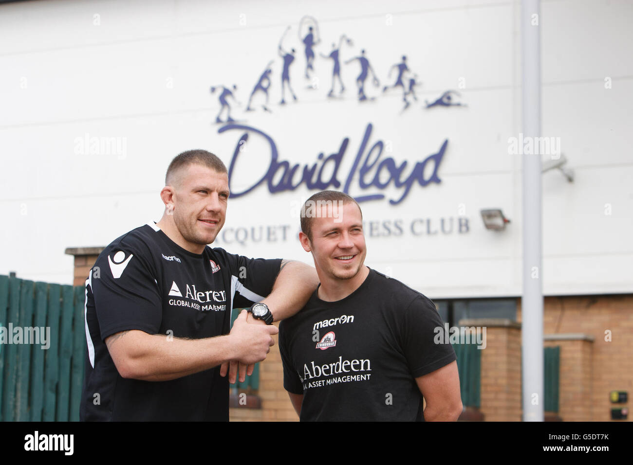 Edinburgh rugbys john yapp sponsorship announcement david lloyd hi-res ...