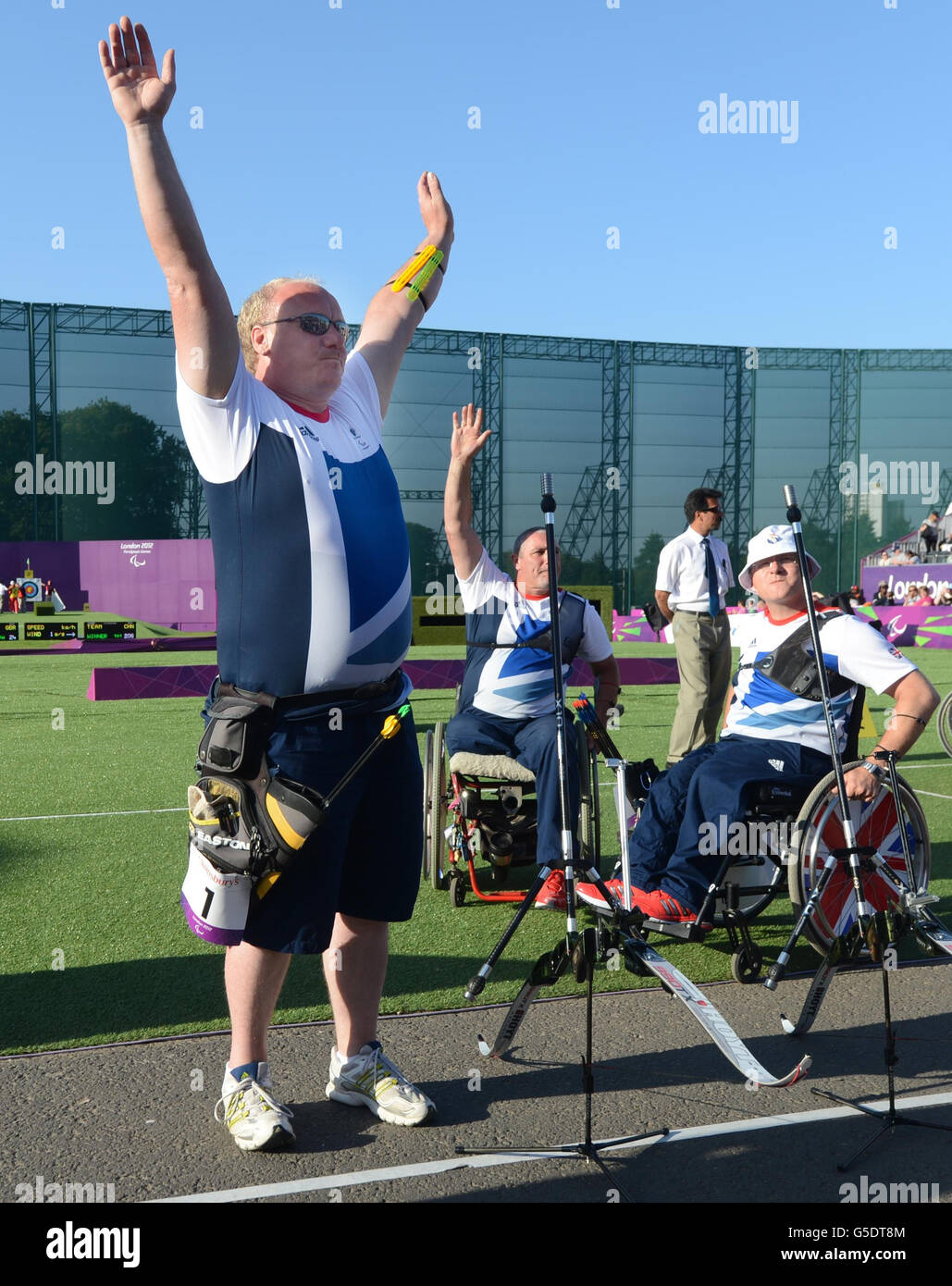 (left to right) Great Britain's Kenny Allen, Phil Bottomley and Paul ...