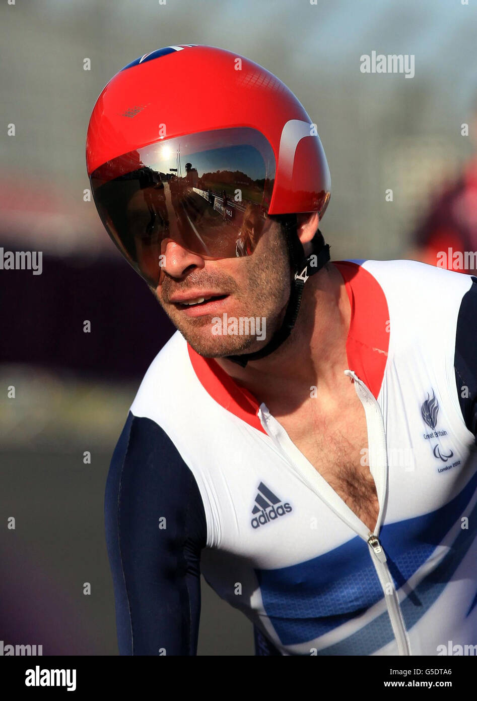 Great Britain's David Stone after securing a silver medal in the Mixed ...