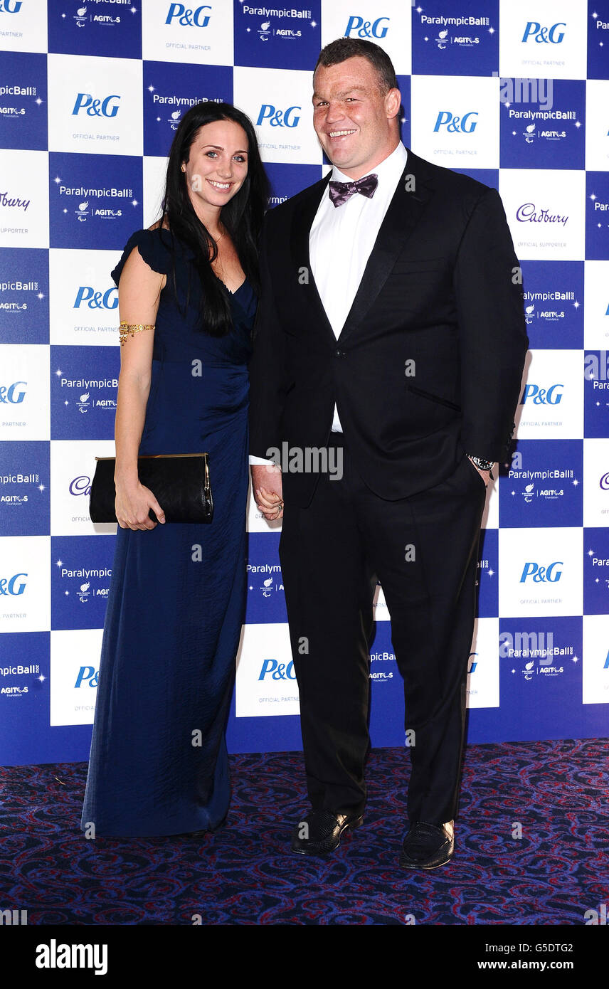 Matt Stevens arriving at the Paralympic Ball 2012 at the Grosvenor ...