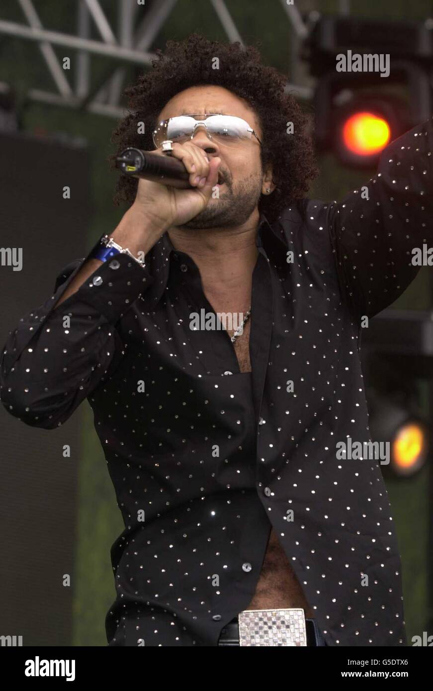 : Singer Shaggy performing on stage at the Capital FM Party in the Park ...