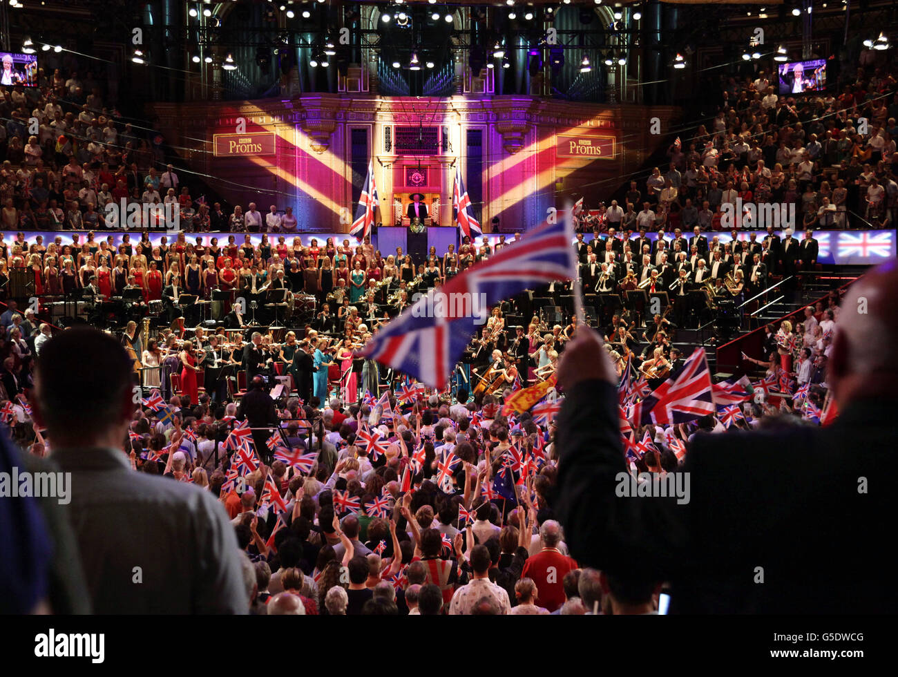 BBC Last night of the Proms Stock Photo - Alamy