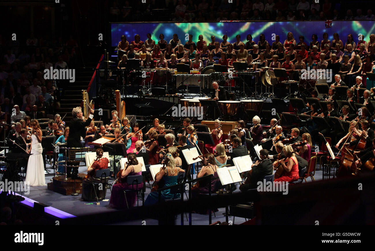 BBC Last night of the Proms Stock Photo - Alamy