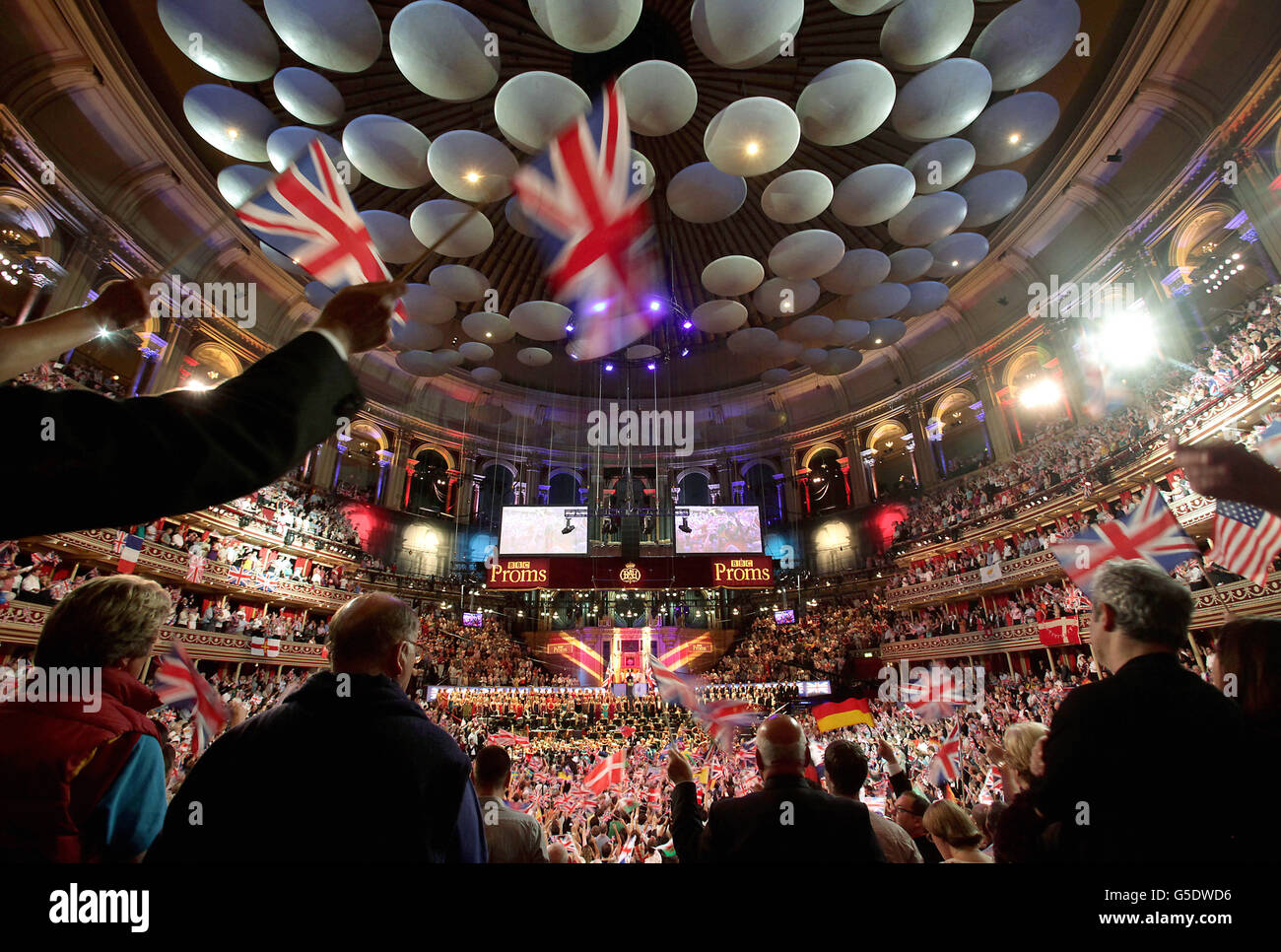 BBC Last night of the Proms Stock Photo - Alamy