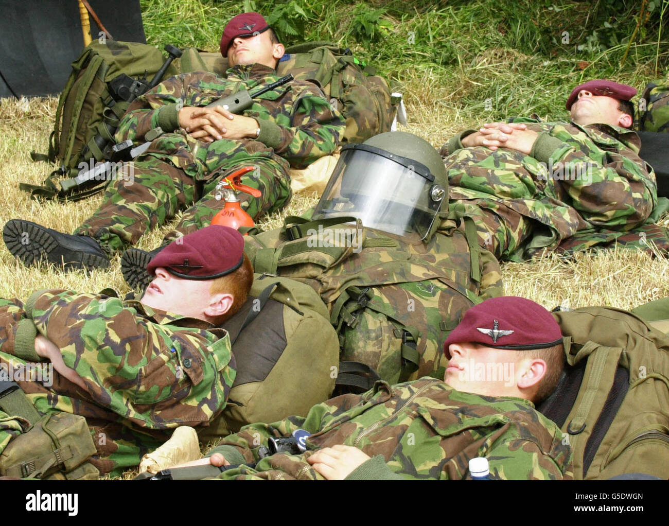 Orangemen March Drumcree Stock Photo - Alamy