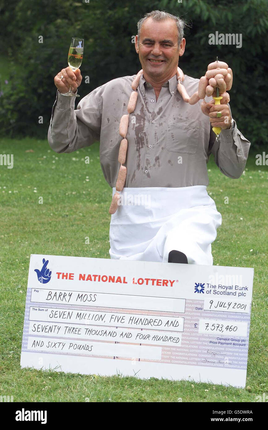 Former plant operator and great grandfather Barry Moss, 57, of Darlington, County Durham ...