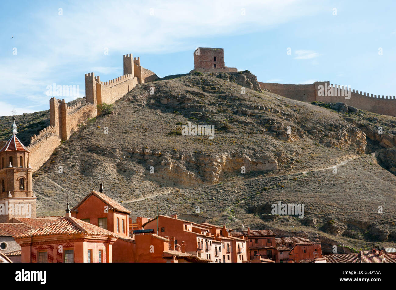 City Walls - Albarracin - Spain Stock Photo - Alamy