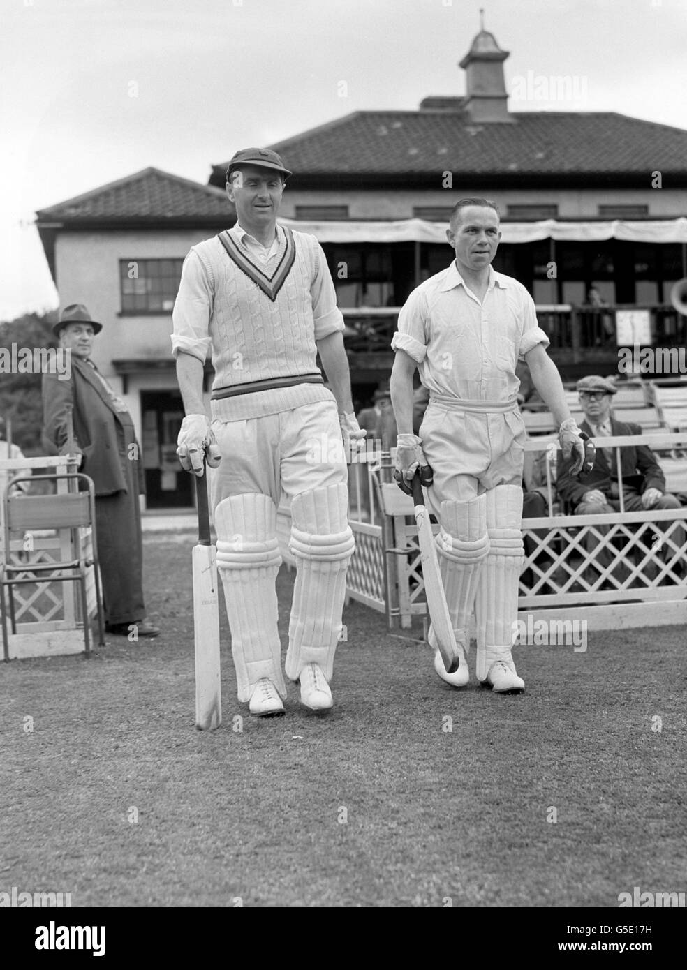 Cricket pavilion sports ground Black and White Stock Photos & Images ...