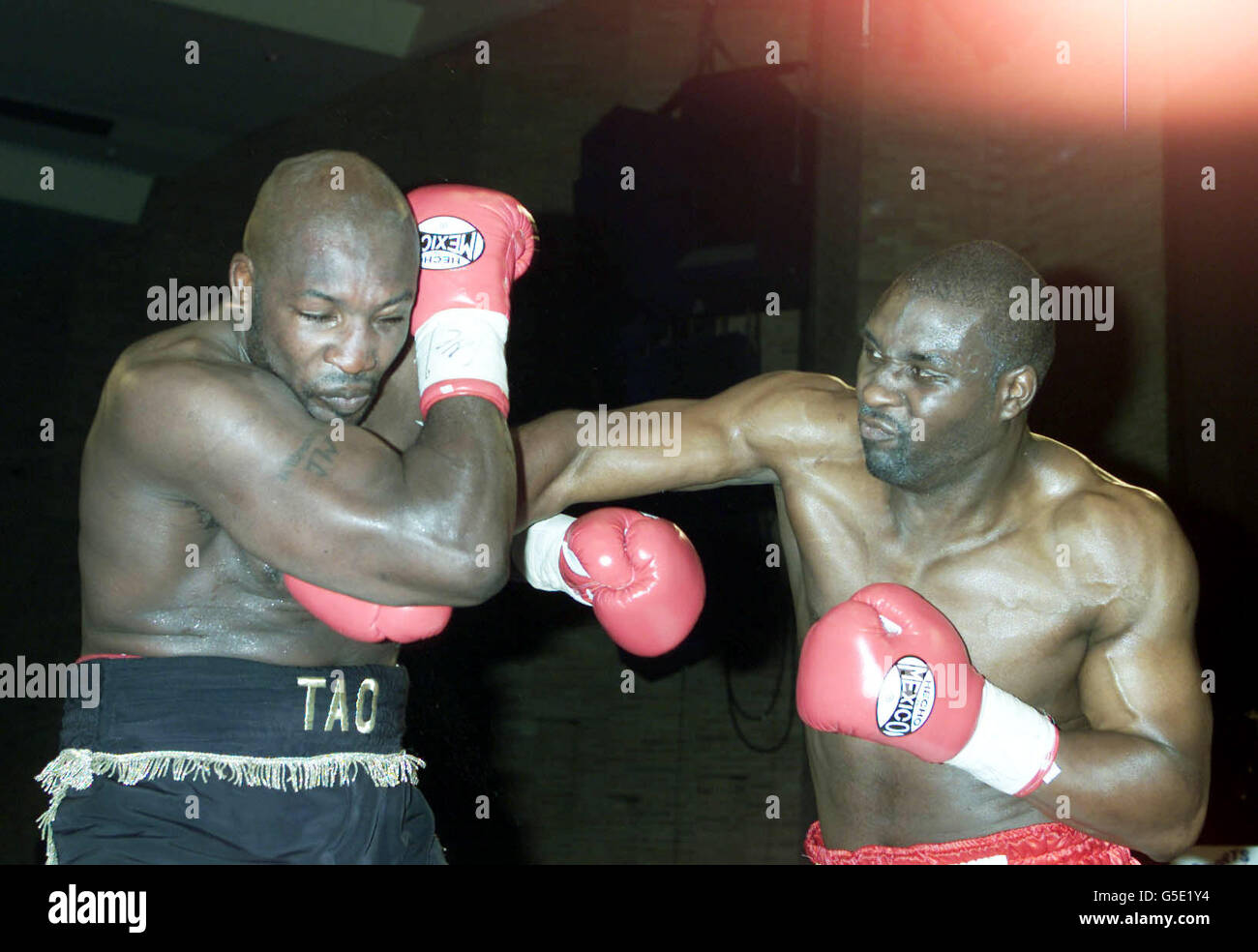 Sport boxing action danny williams julius francis hi-res stock ...