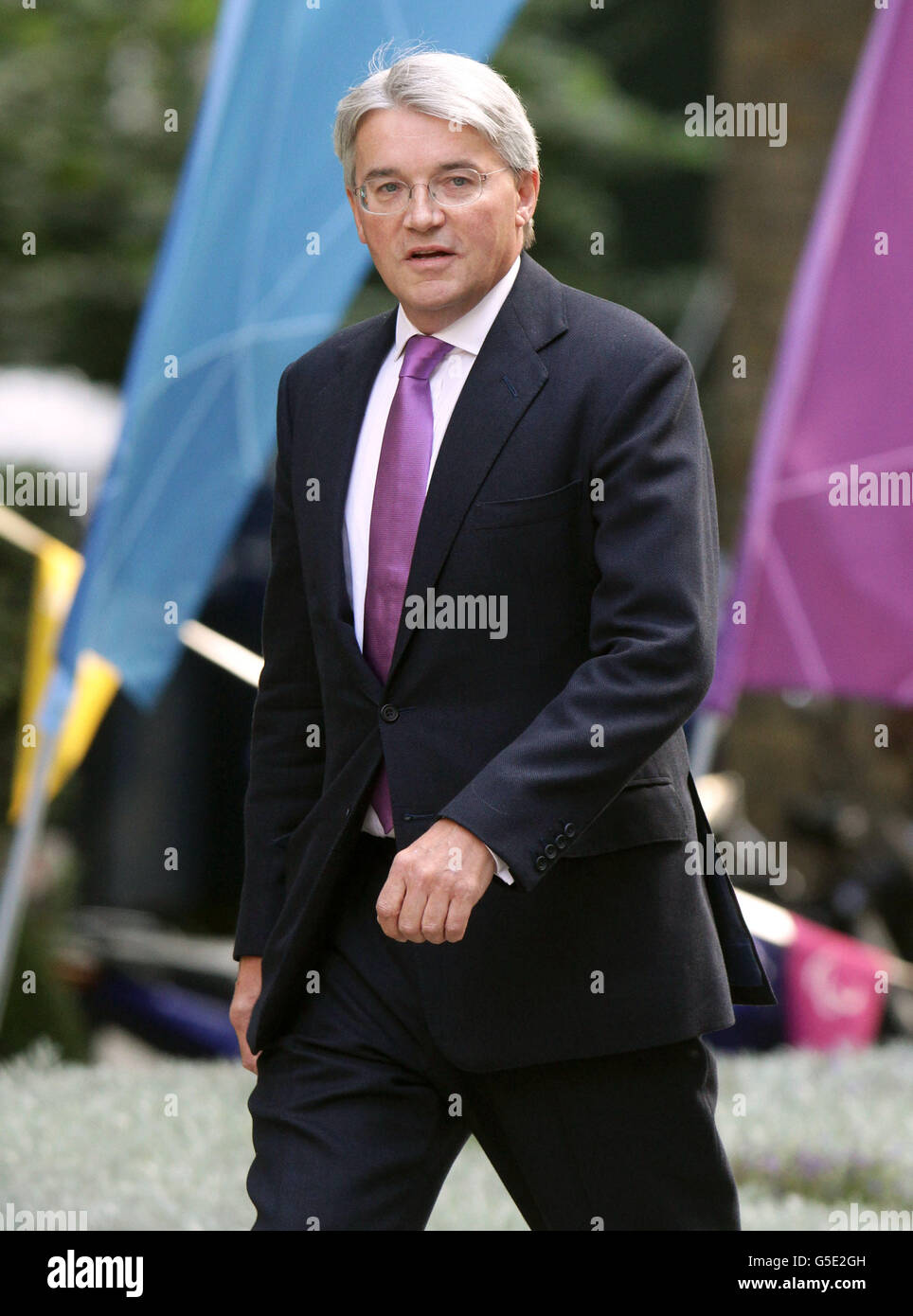 Andrew Mitchell arriving at No 10 Downing Street in central London ...