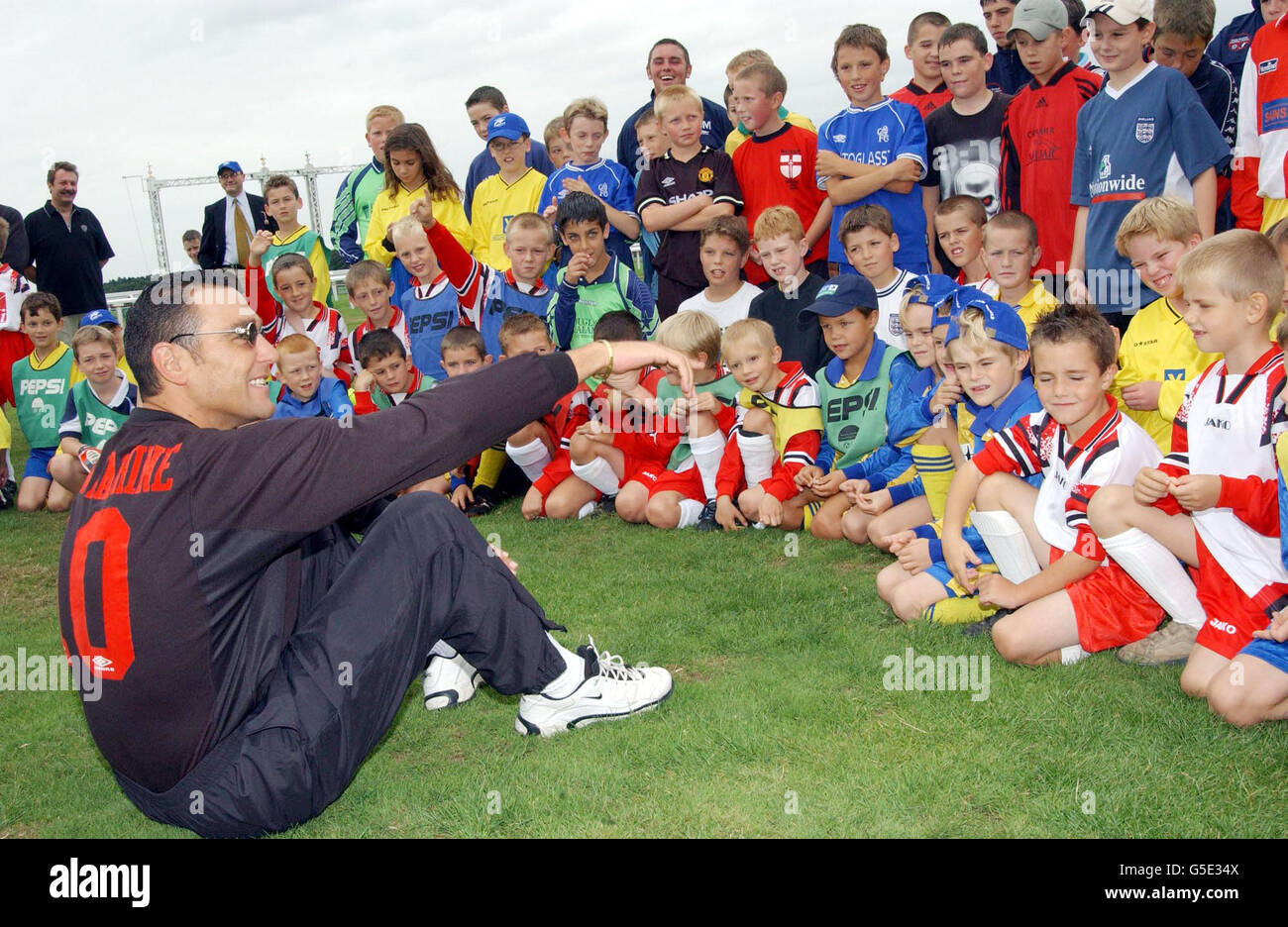 Former sports personality, Vinnie Jones at The Blue Square Shergar cup ...