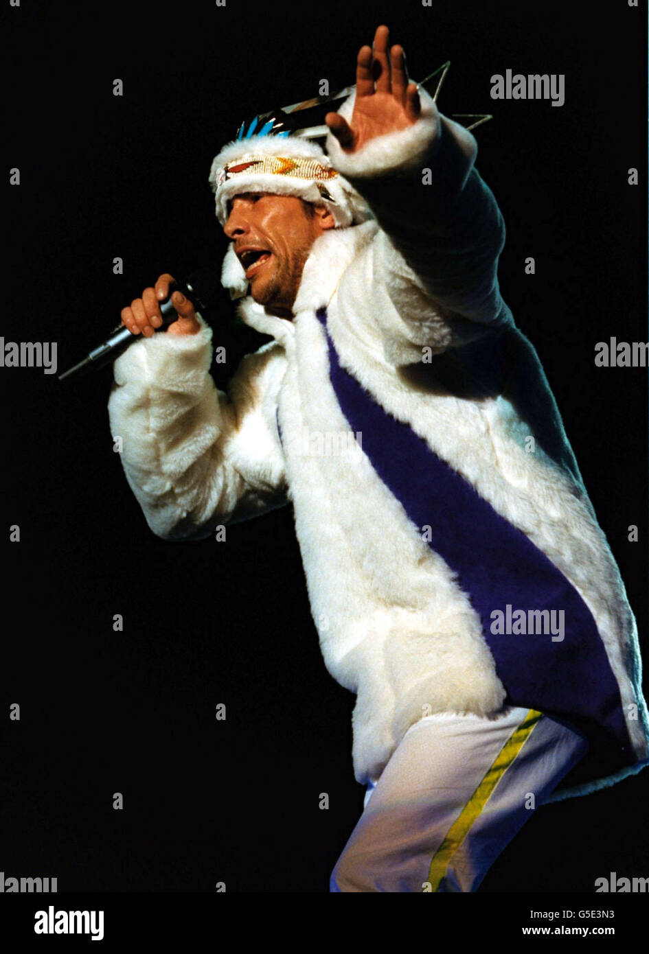 Singer Jay Kay from the band Jamiroquai attends the Ministry of Sound ...