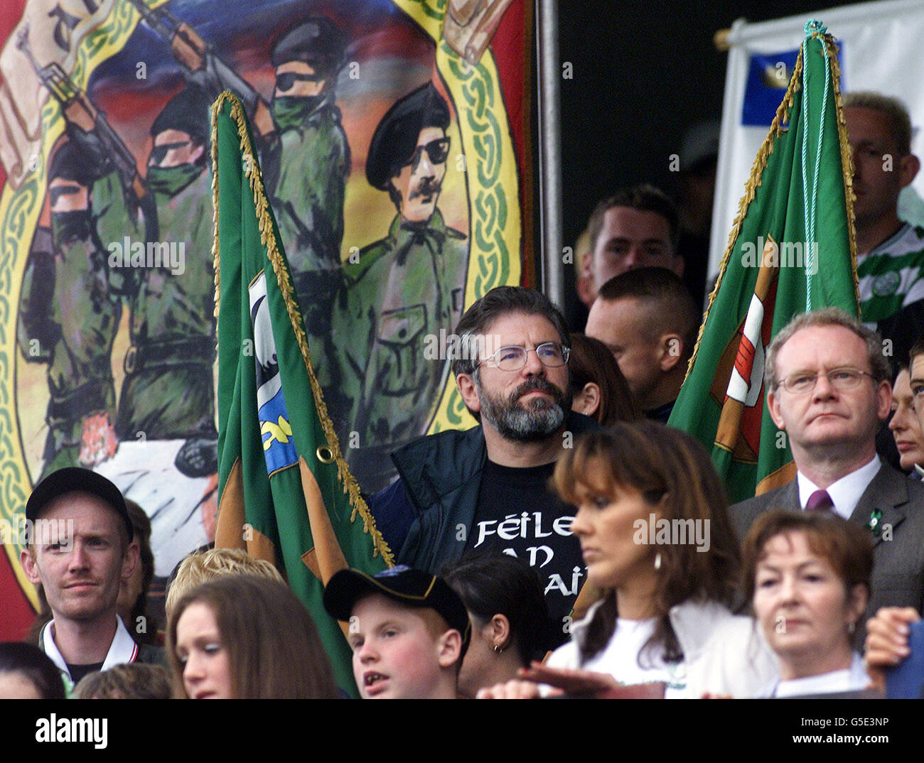 Adams Ulster peace talks Stock Photo - Alamy