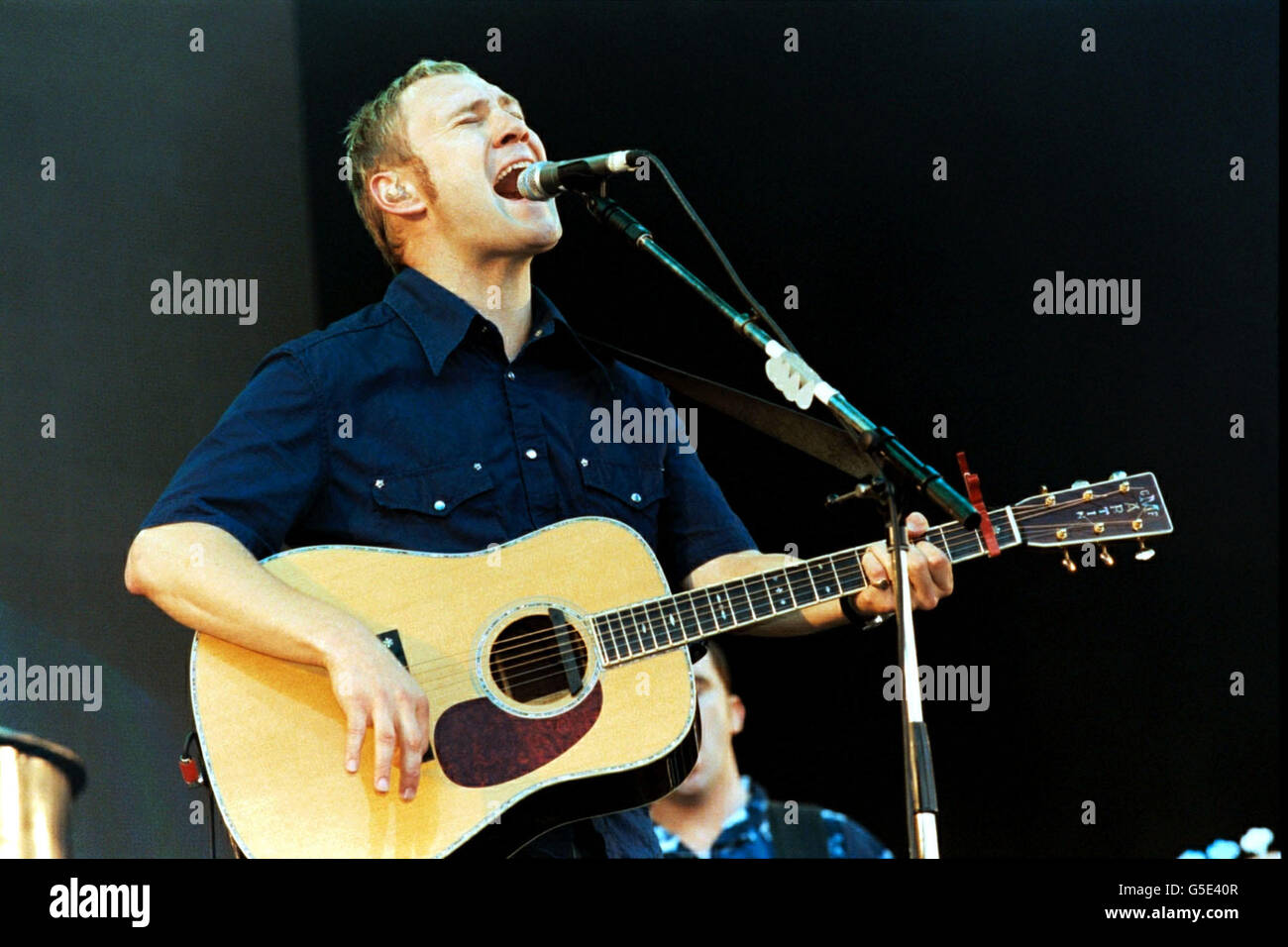 David gray performing on the v stage hi-res stock photography and ...