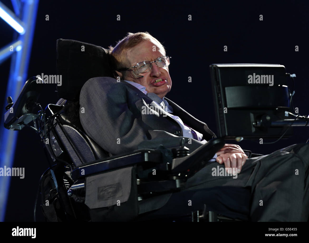 Professor stephen hawking during hi-res stock photography and images ...