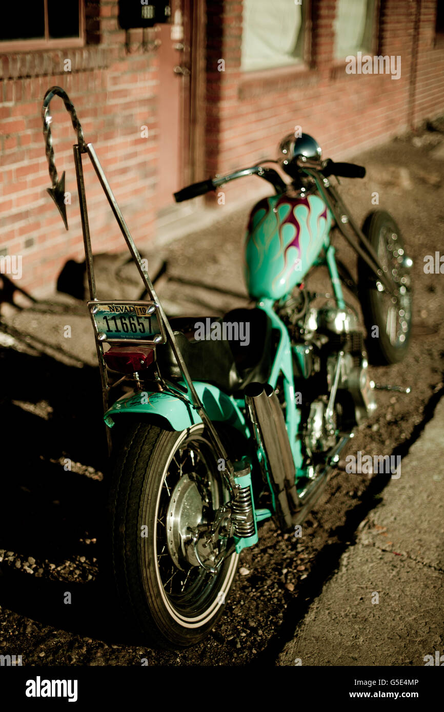 Vintage harley choppers hi-res stock photography and images - Alamy