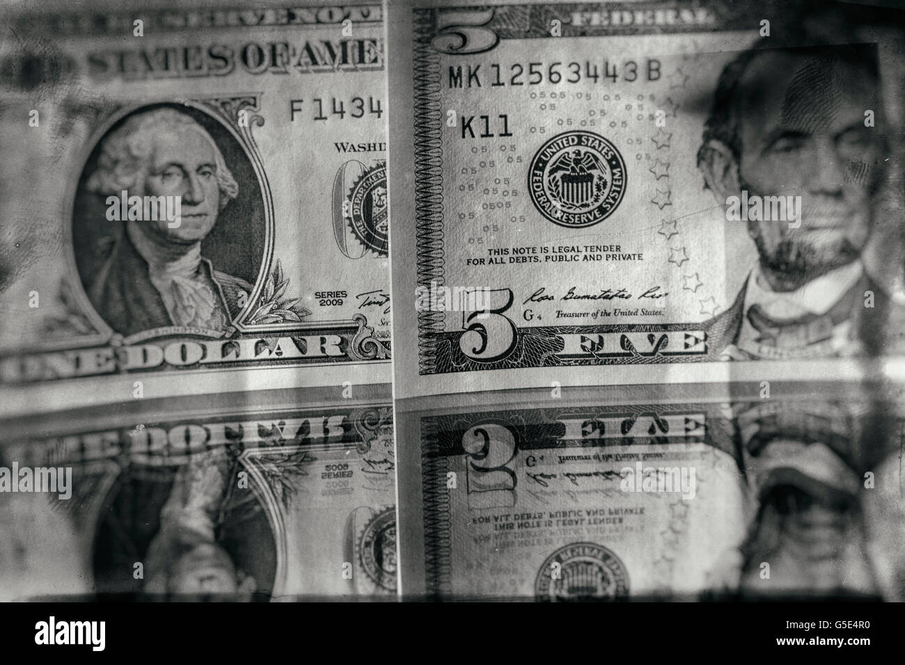 Five Us Dollar Notes High Resolution Stock Photography and Images - Alamy