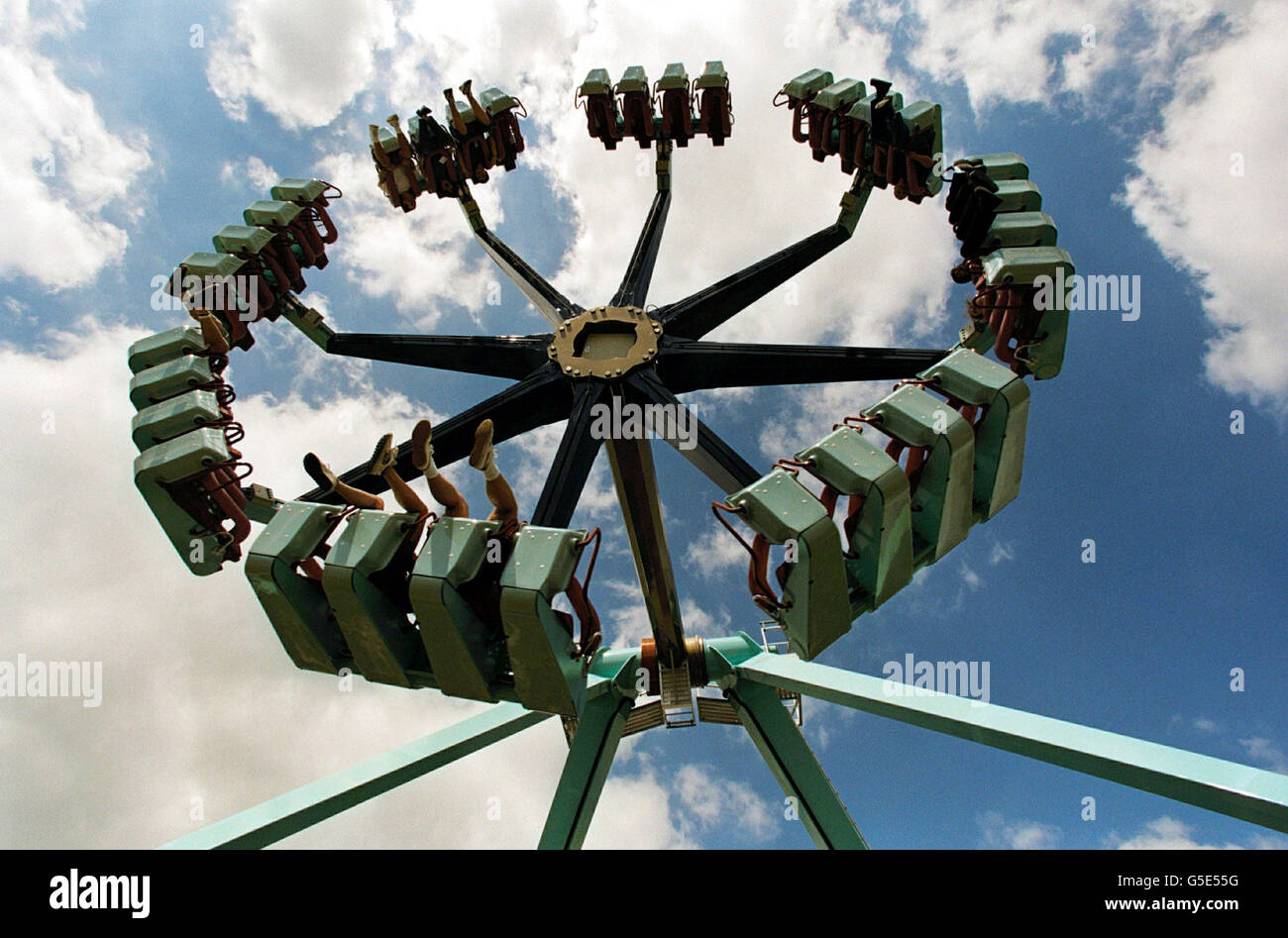 Kleman Vortex Thorpe Park Stock Photo - Alamy
