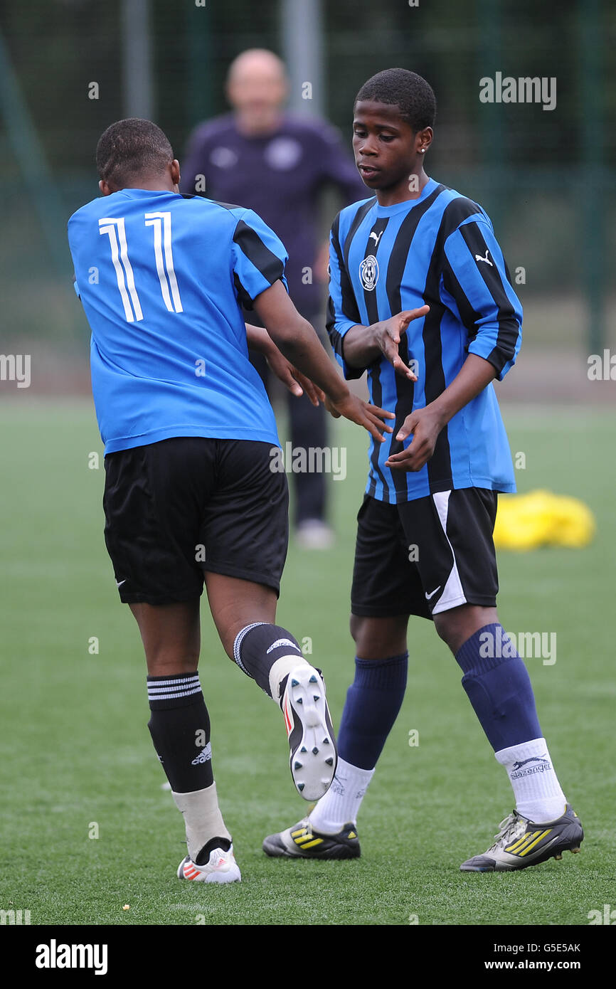 Soccer lambeth world cup final motspur park hi-res stock photography ...