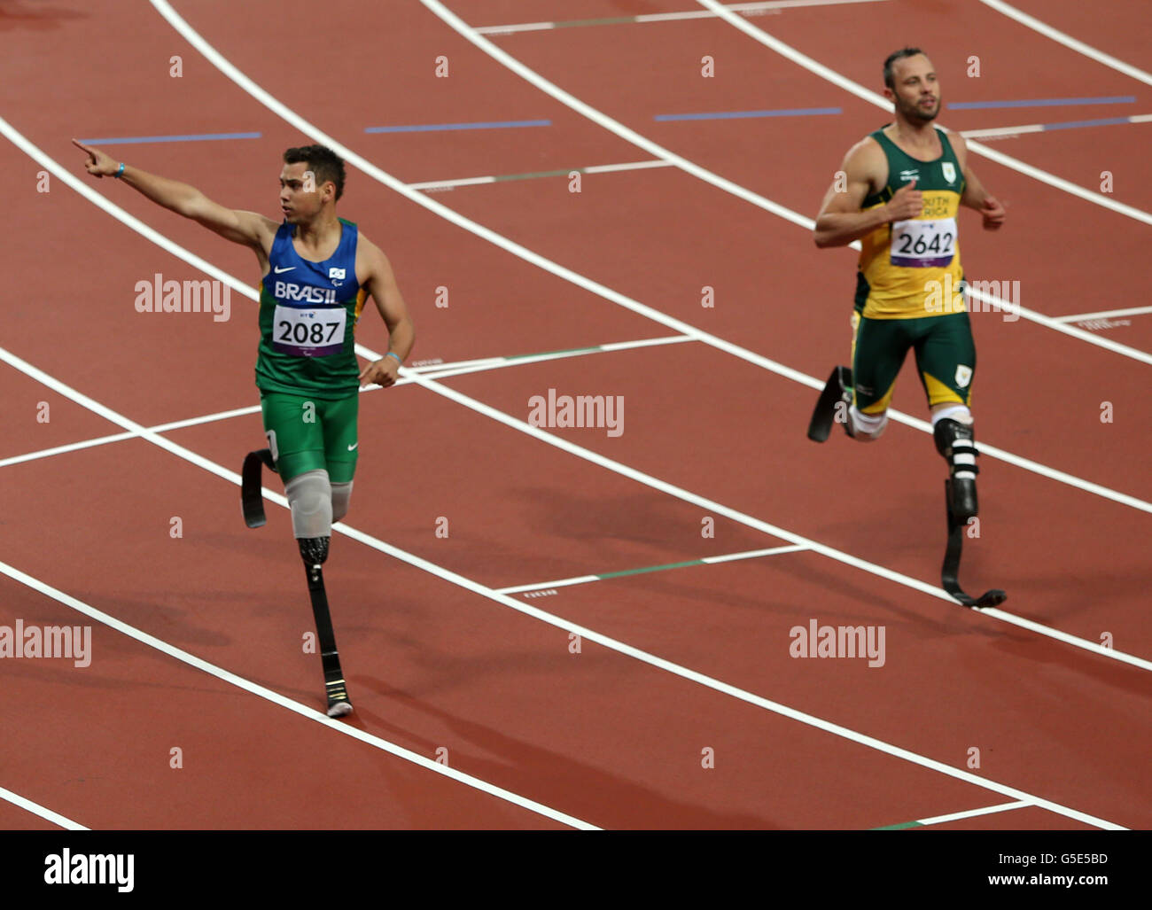 Brazil's Alan Fonteles Cardoso Oliveira wins Gold in the Mens 200m ...
