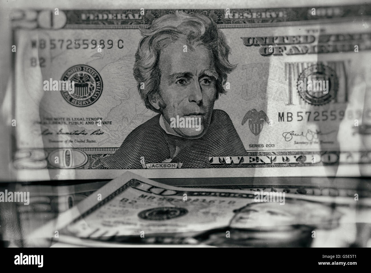 20 dollar note hi-res stock photography and images - Alamy