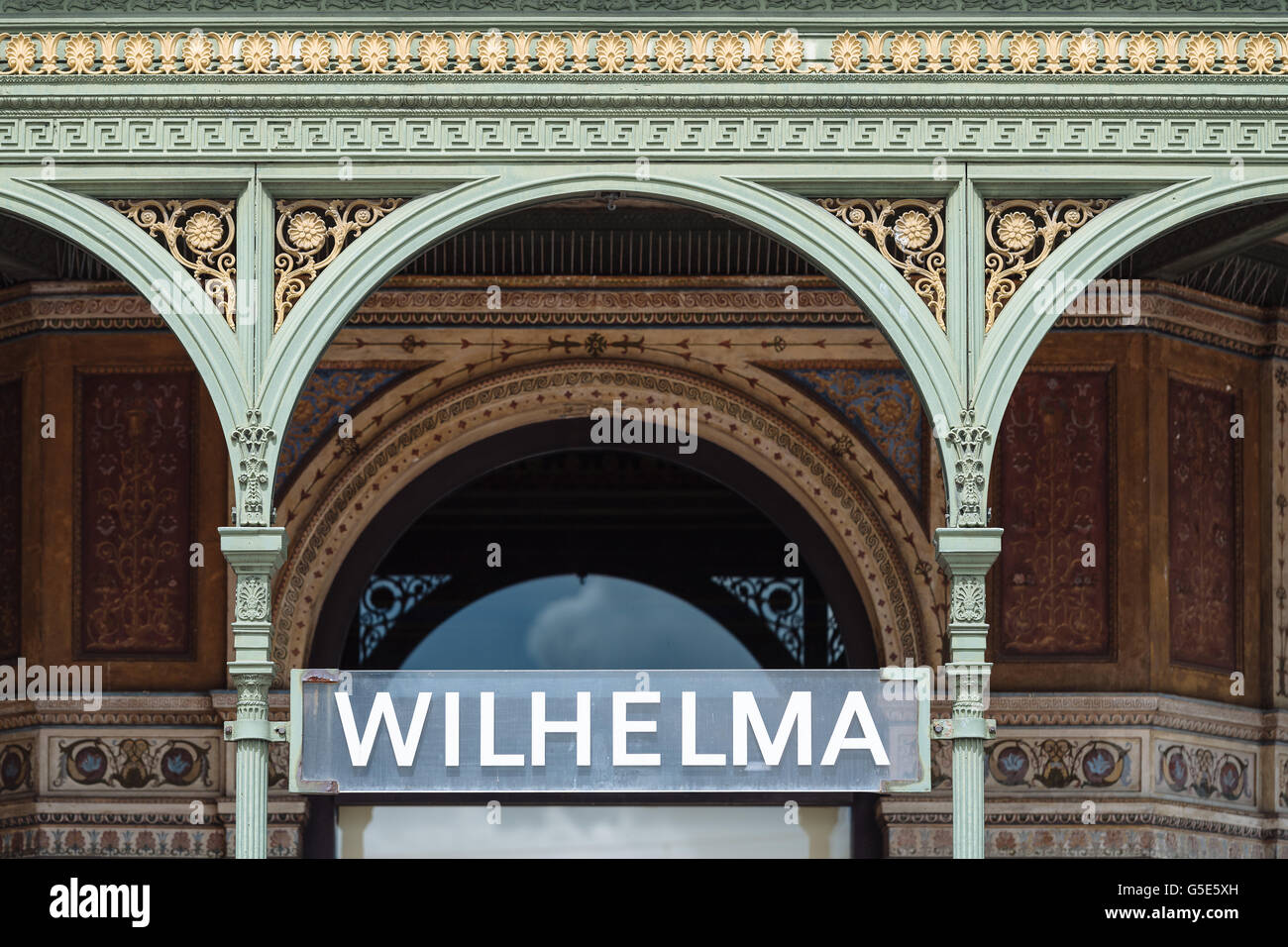 Wilhelma sign entrance wilhelma zoo hi-res stock photography and images ...
