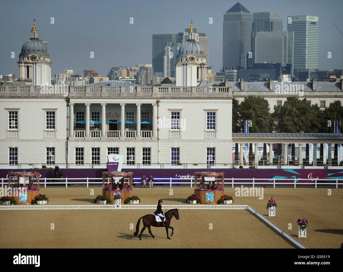 Mexico's Maria Otheguy Gonzalez competes during the Equestrian Dressage ...
