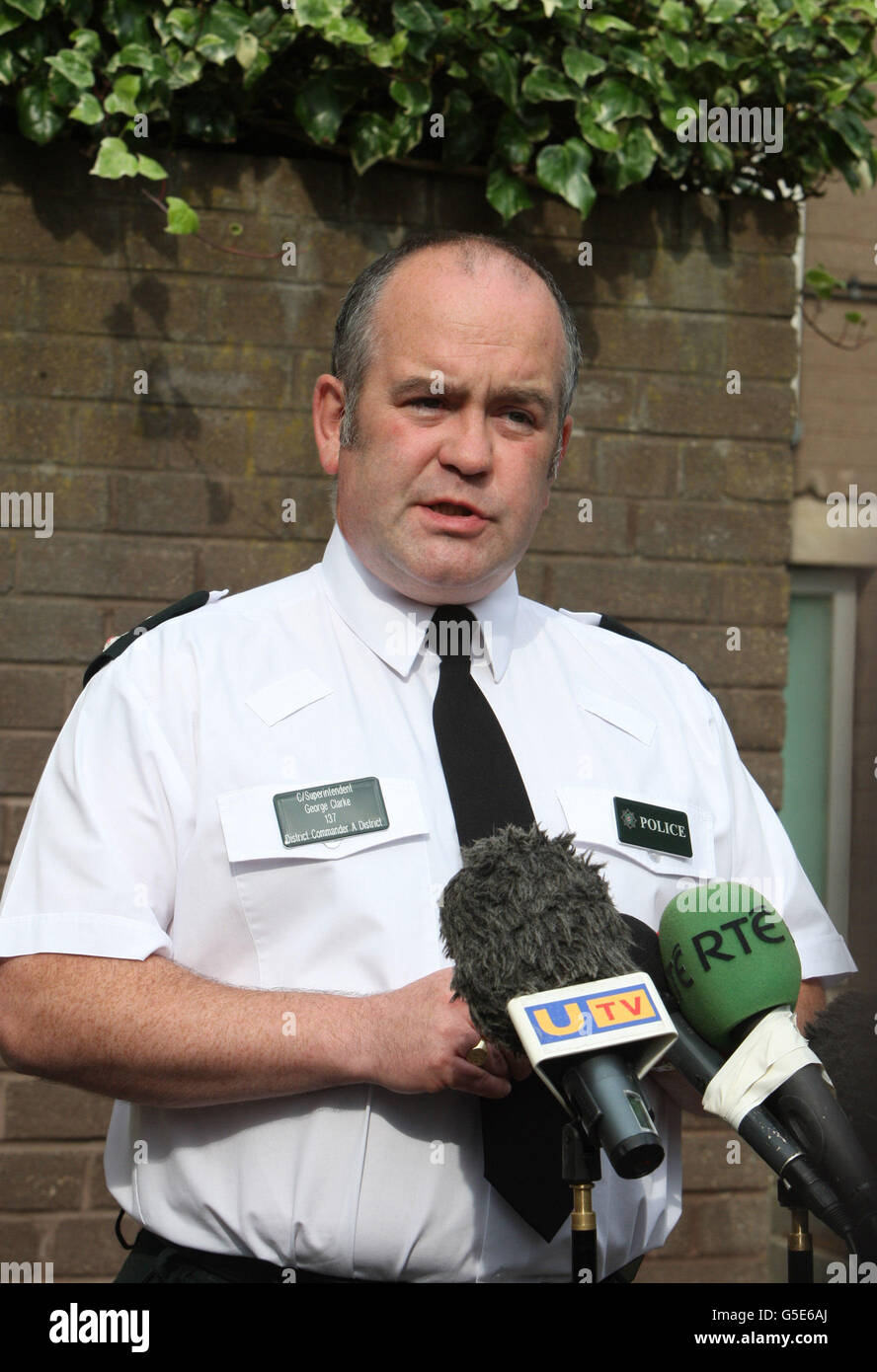Police Service of Northern Ireland Chief Superintendent George Clarke ...