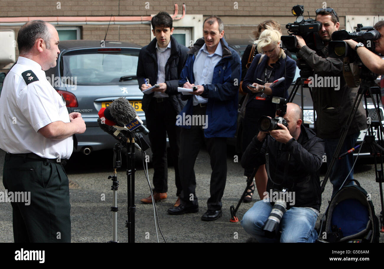 Police Service of Northern Ireland Chief Superintendent George Clarke ...