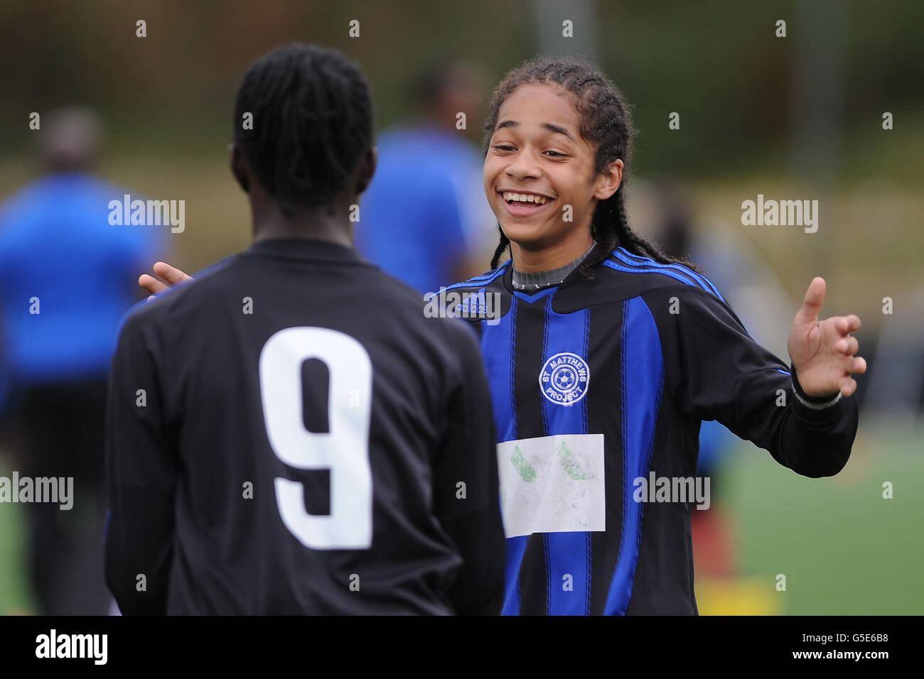 Soccer - Lambeth World Cup - Final - Motspur Park. Action from the U13 ...