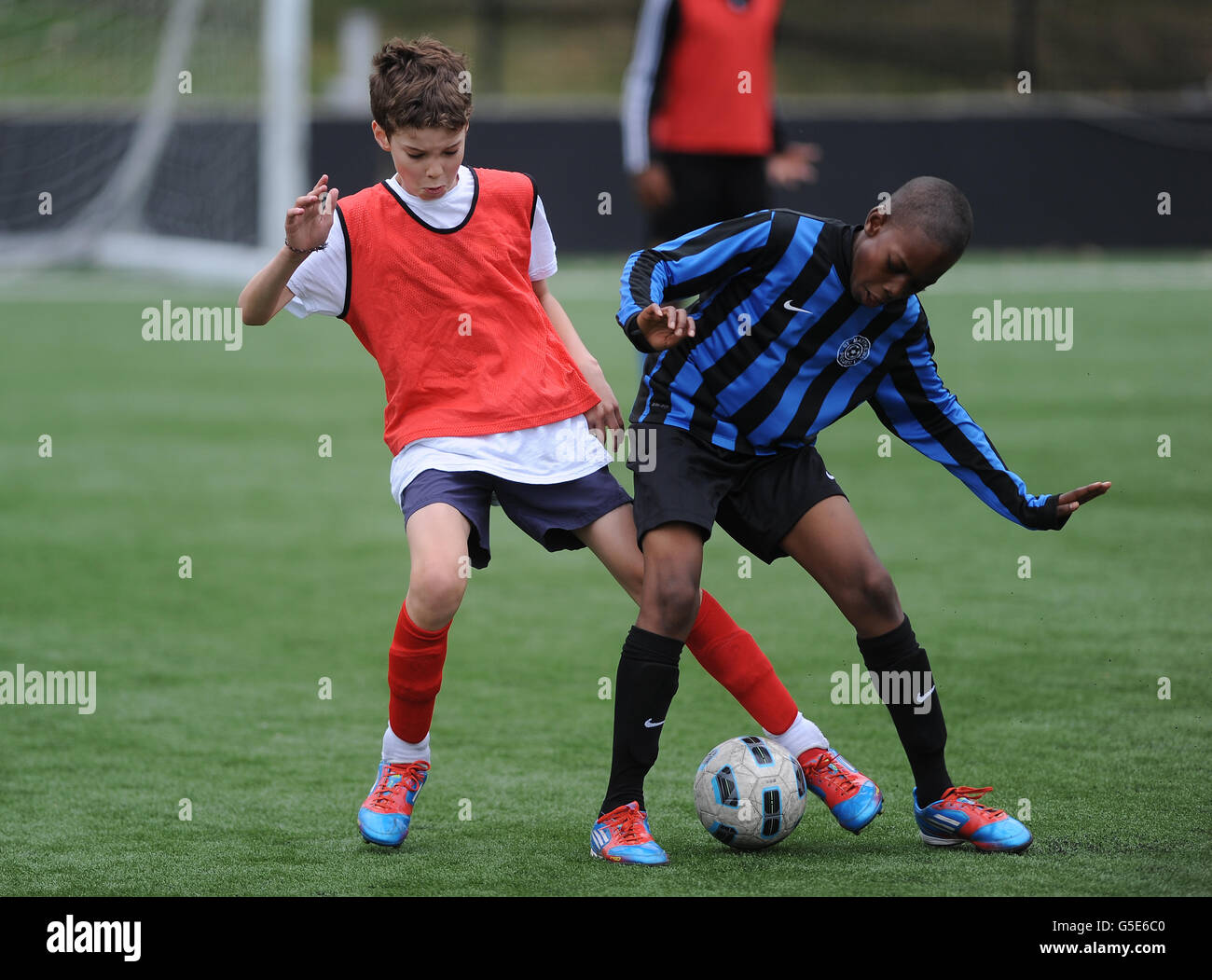 Soccer lambeth world cup final motspur park hi-res stock photography ...