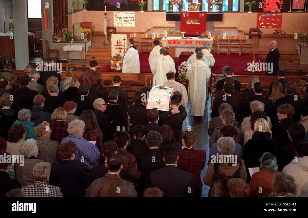 James Bulger funeral Stock Photo - Alamy