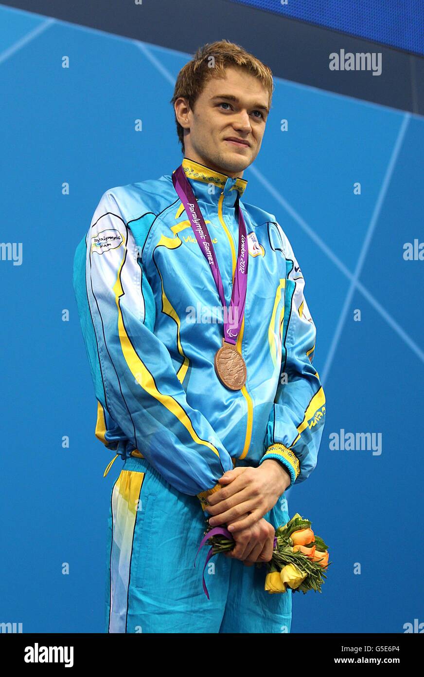 London Paralympic Games - Day 7. Ukraine's Sergii Klippert celebrates ...
