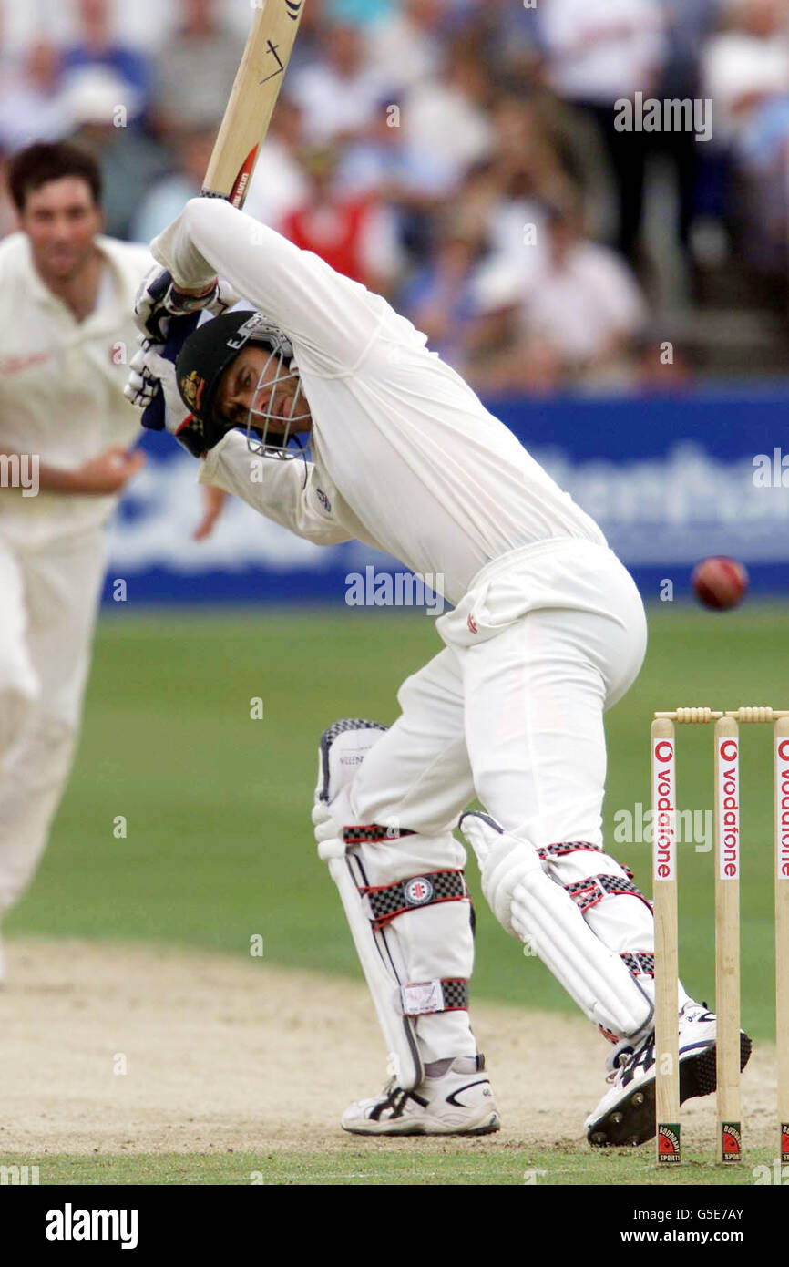 Essex v Australia Series Cricket. Australia batsman Matthew Hayden in ...