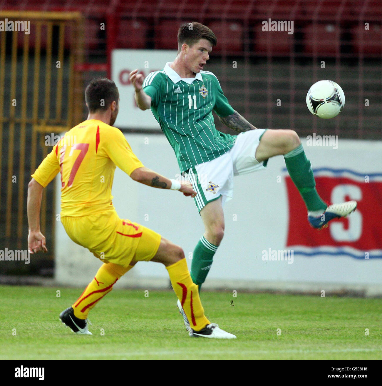 Northern ireland belfast the oval hi-res stock photography and images ...
