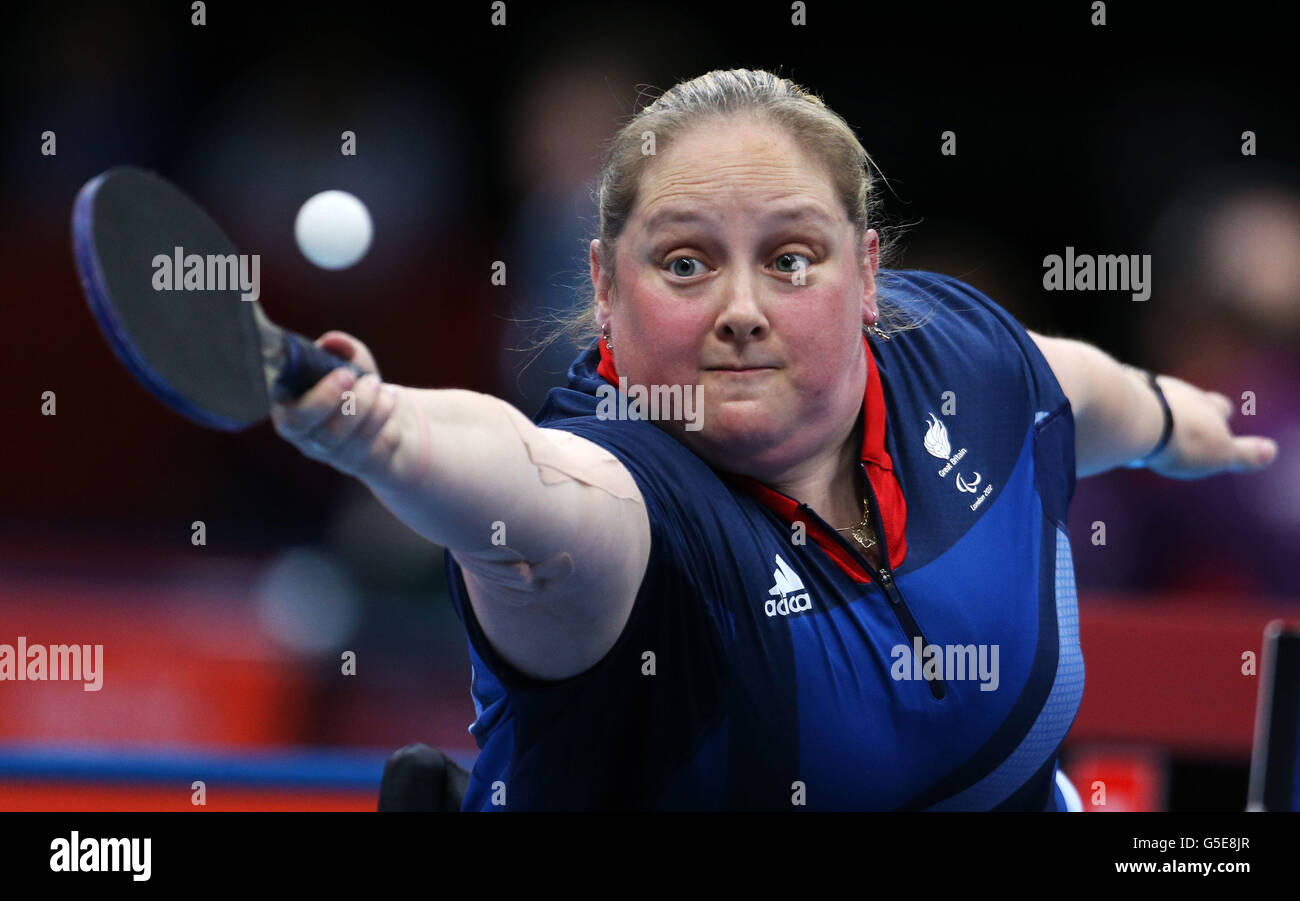 Great Britain's Sara Head in action during the Women's Team - Class 1-3 ...