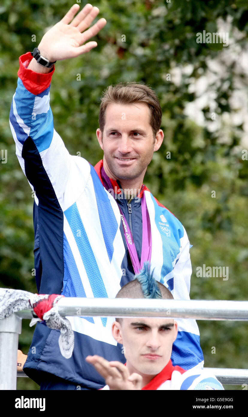 London Olympic Games - Athletes Victory Parade Stock Photo - Alamy