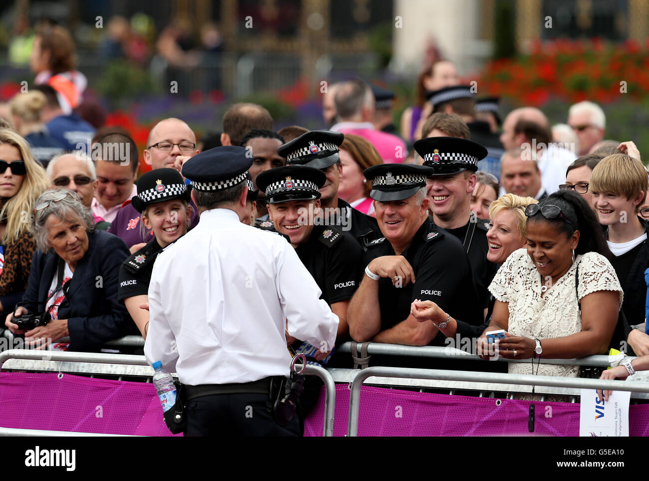 London Olympic Games - Athletes Victory Parade Stock Photo - Alamy