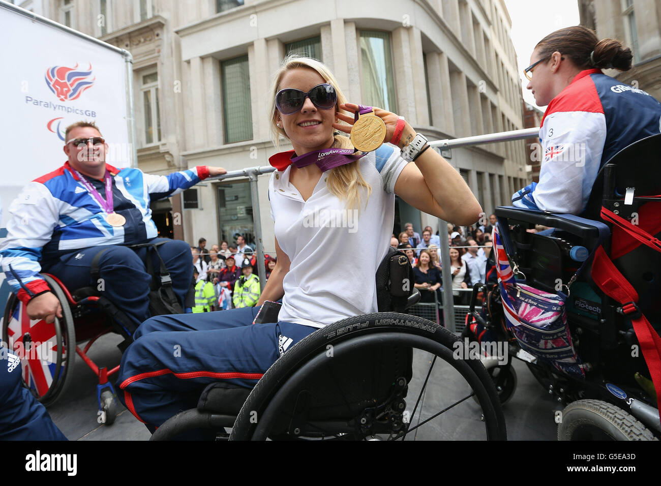 With his gold medal in the discus hi-res stock photography and images ...