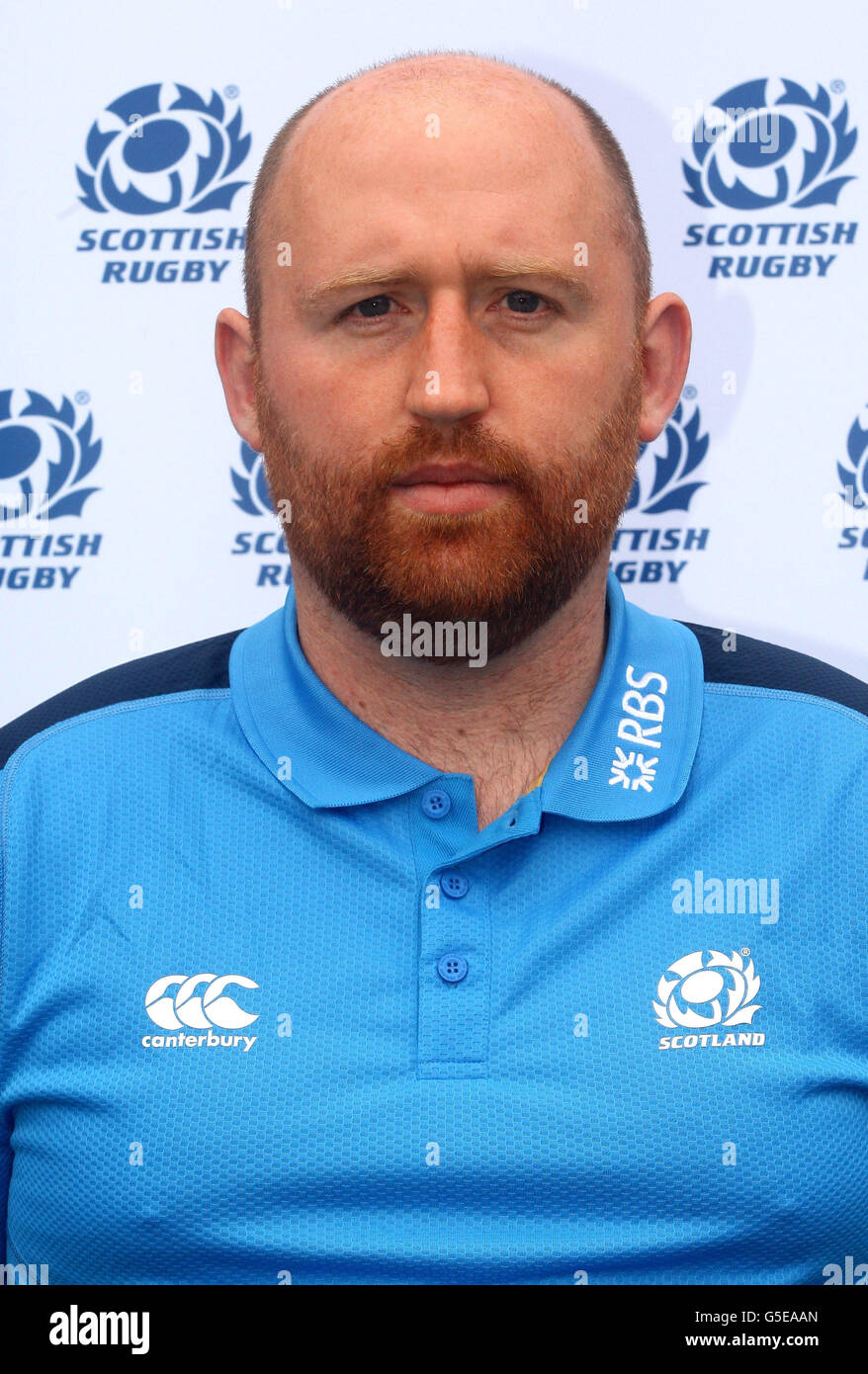 Rugby union sru photocall murrayfield hi-res stock photography and ...