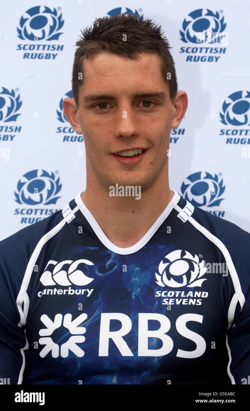 Scotland 7s team player Lewis Young (Elite Development Player) at the ...