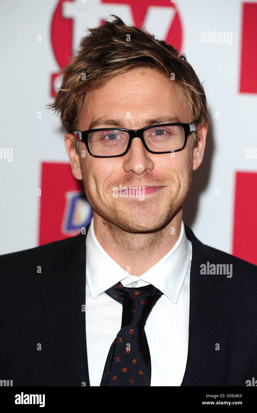 Russell Howard arrives at the TV Choice Awards at the Dorchester hotel ...