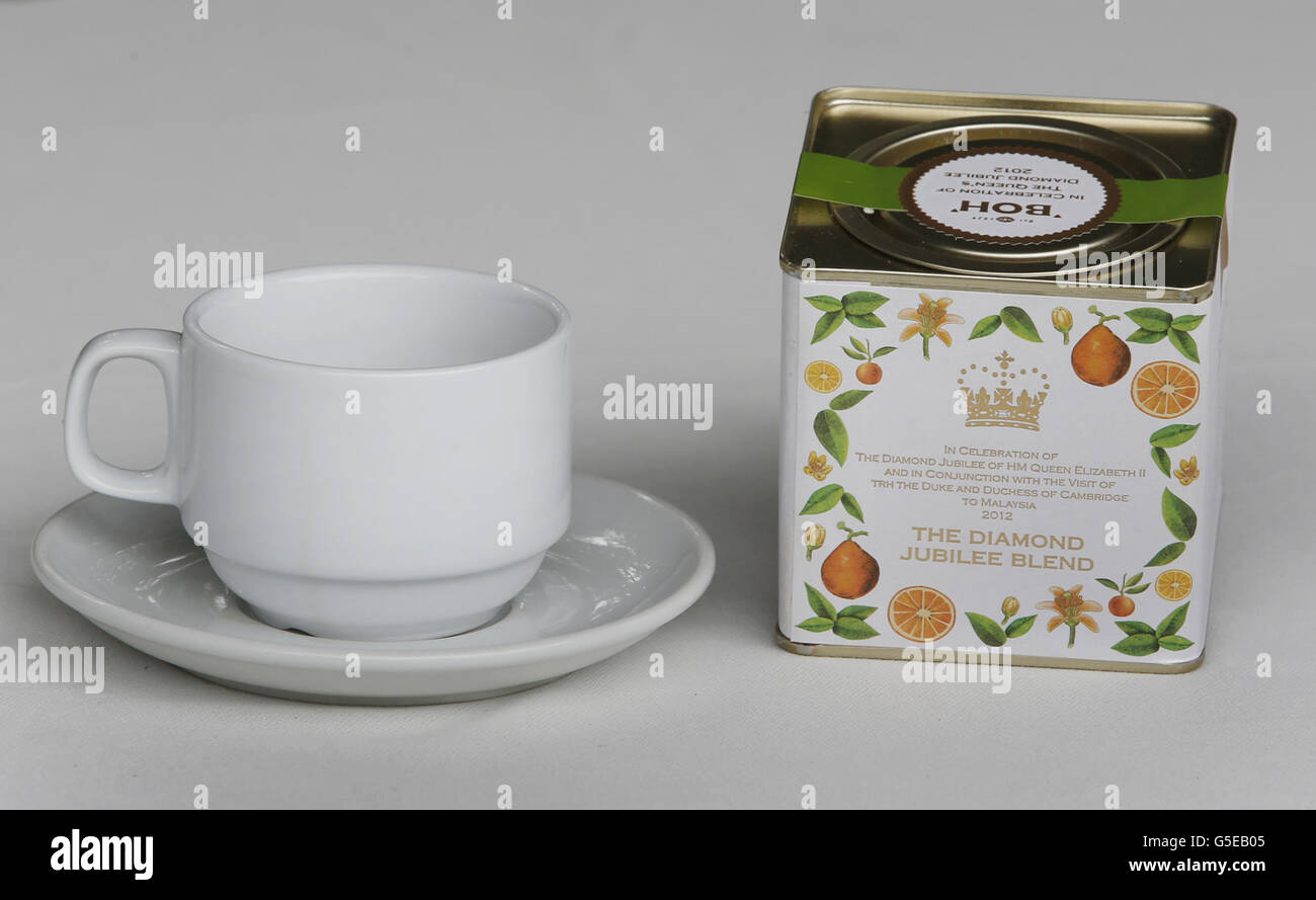 A Diamond Jubilee tea that was drunk by the Duke and Duchess of ...