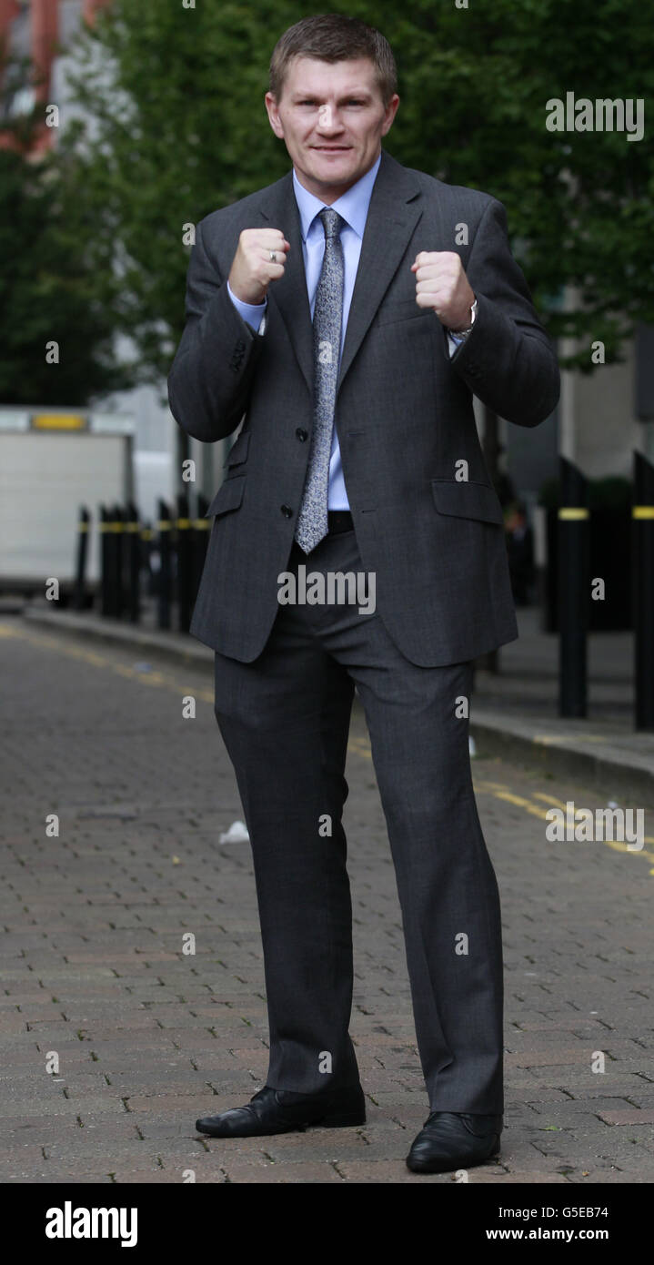 Boxer Ricky Hatton following a press conference at the Radisson Blu ...