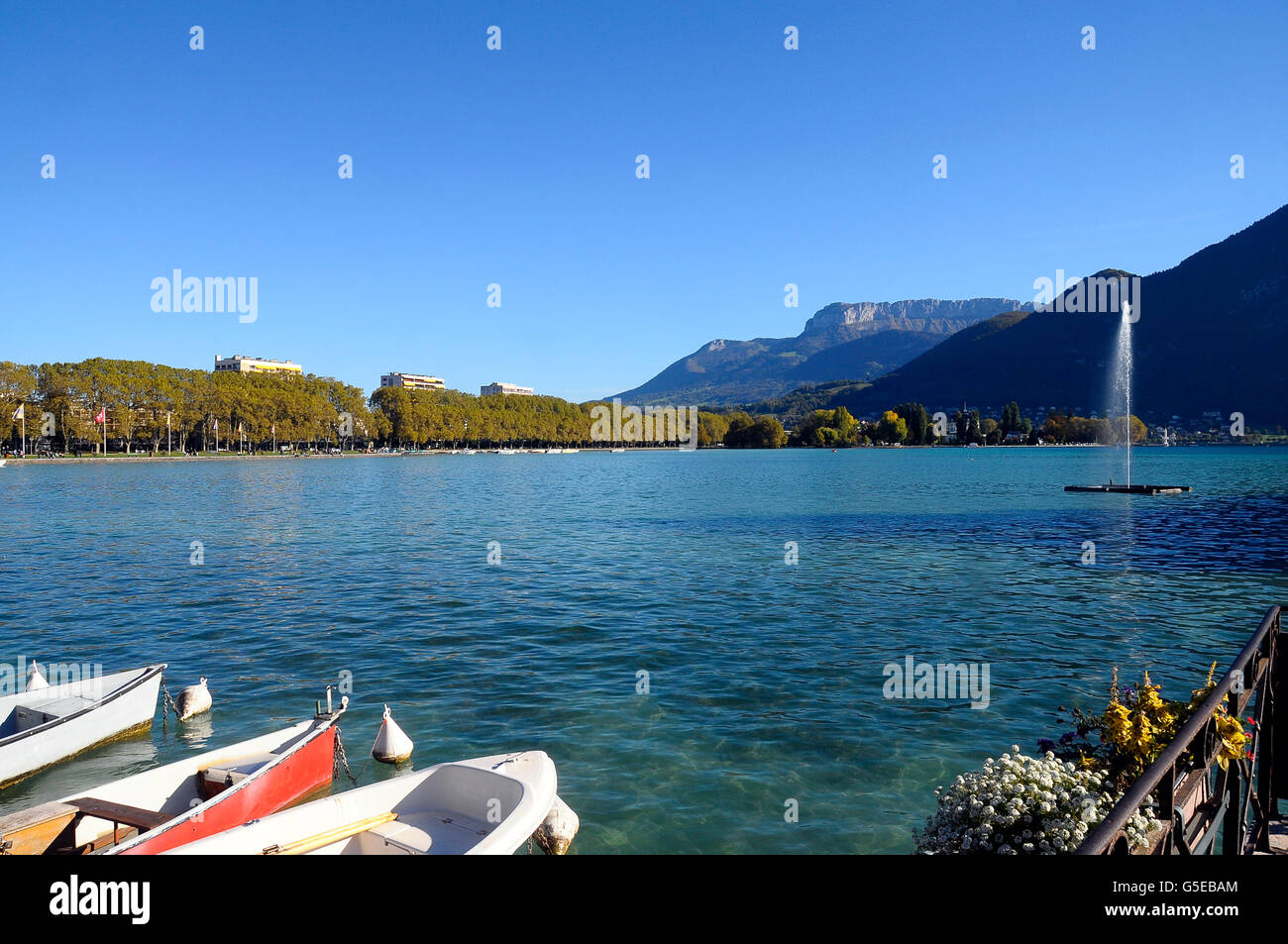 Annecy lake overview hi-res stock photography and images - Alamy