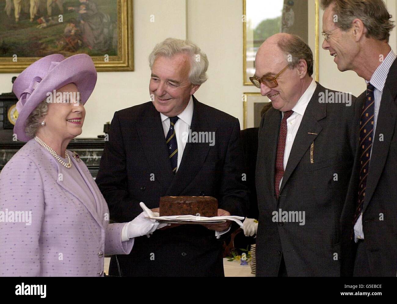 Cricket England v Australia/ Queen Stock Photo - Alamy