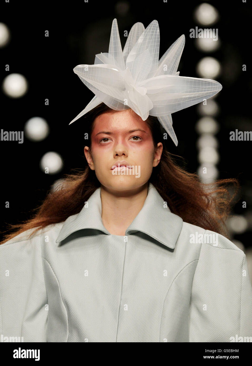 A model on the catwalk during the Corrie Nielsen Spring/Summer 2013 ...