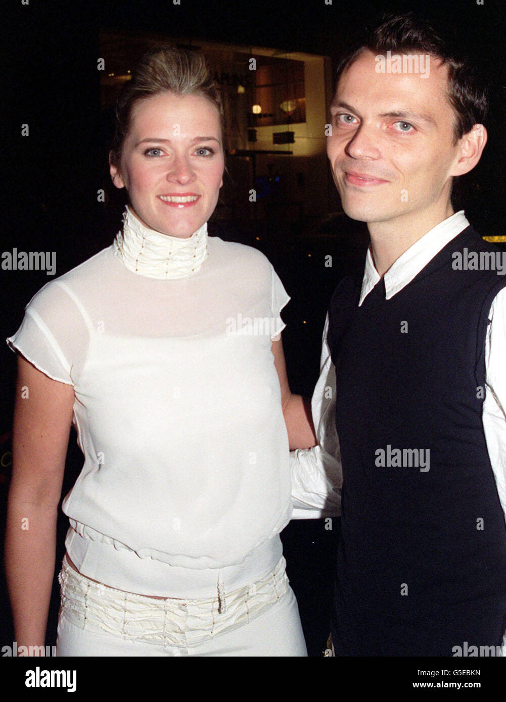 Fashion Designer Matthew Williamson with MTV presenter Edith Bowman ...