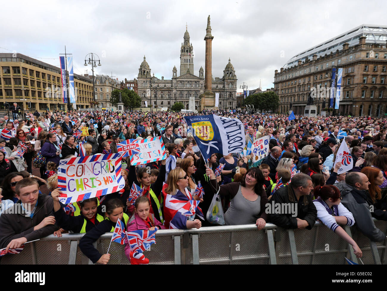 Scots Olympics parade Stock Photo - Alamy