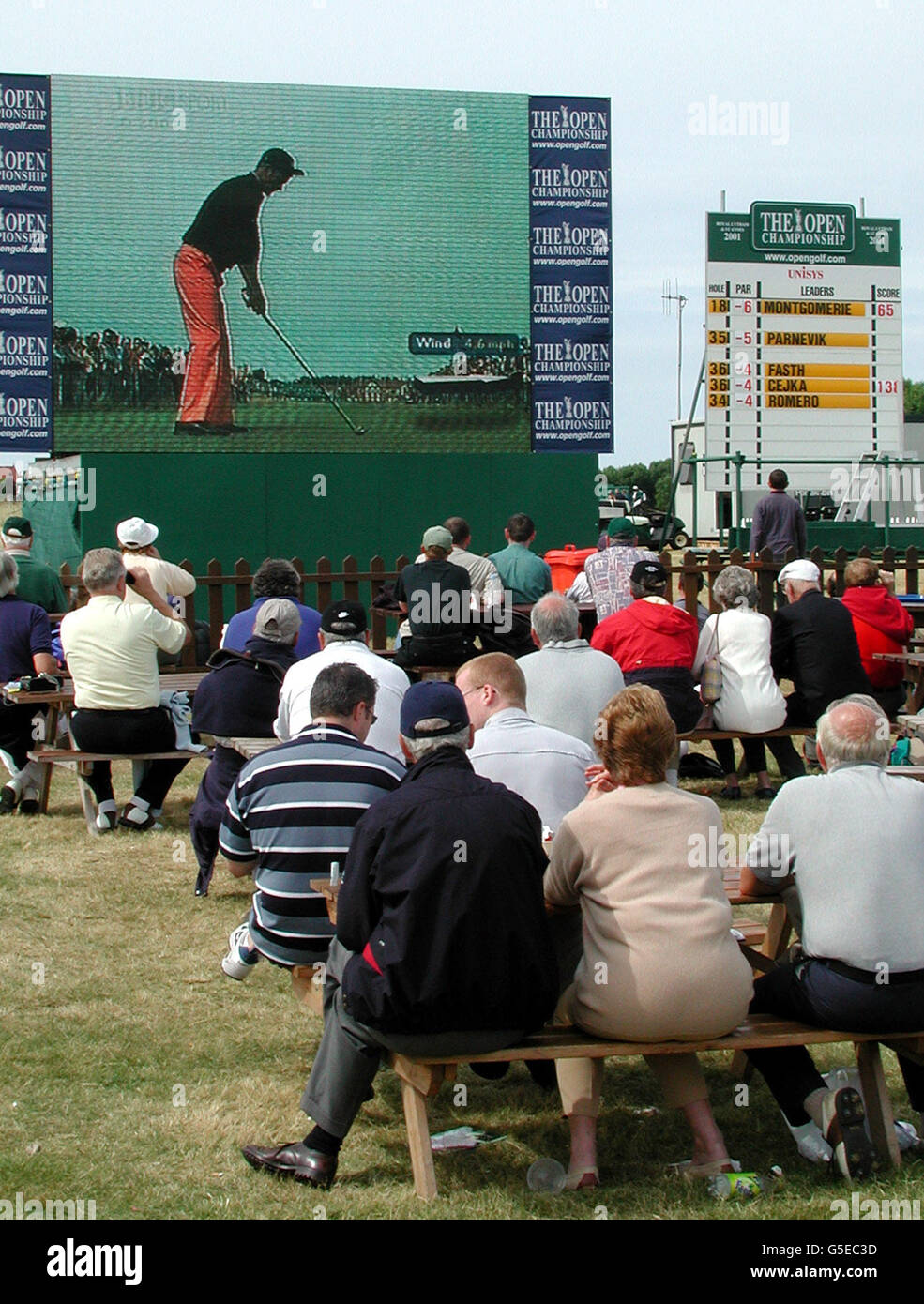 Golf Open/ spectators Stock Photo - Alamy